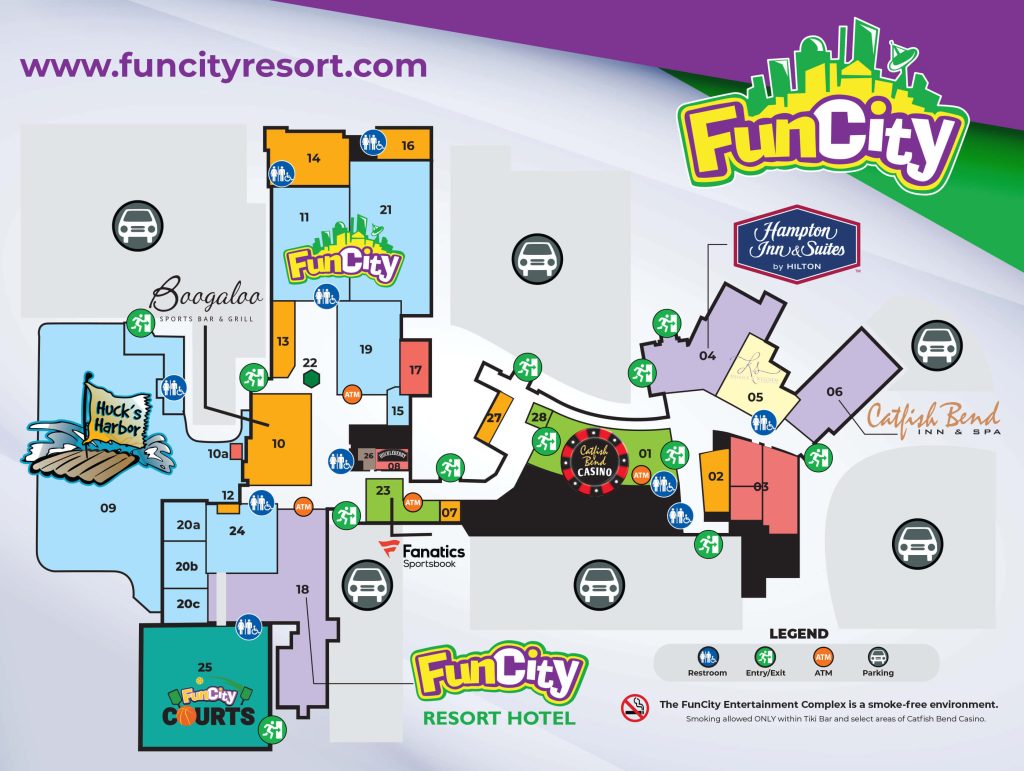 Full facility property map - FunCity